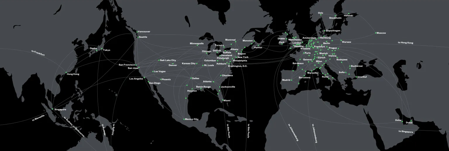 GTT's Network | Global Tier 1 IP Network | GTT